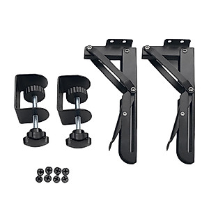 Generic Keyboard Tray Clamp Mount Small Keyboard Tray Under Desk DIY Height Adjustable Table Mount Arm Wrist Rest Shelf Folding Keyboard Drawer Tray