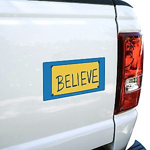 Ted Lasso Believe Automotive Car Refrigerator Locker Vinyl Magnet