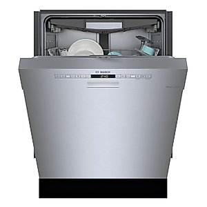 Bosch SHE53B75UC 300 Series 24 Inch Smart Built-In Dishwasher, stainless steel