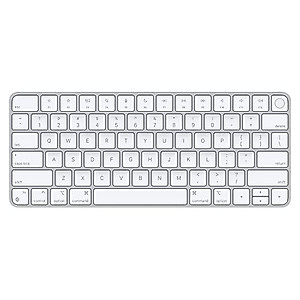 Apple Magic Keyboard with Touch ID: Wireless, Bluetooth, Rechargeable. Works with Mac Computers with Apple Silicon; US English - White Keys
