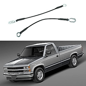 VOWAGH Rear Tailgate Cable Set Replacement for 1988-2002 Chevy GMC C/K 1500 2500 3500 Pickup Truck LH & RH 14-9/16 Inch Long Replace 15673251 89045648
