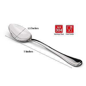 To a Lifetime of Ice Cream Together Engraved Spoon - Novelty Stainless Steel for Women/Men/Couples Gifts Funny Flatware Lovers Gift Anniversary Valentine Birthday, Silver, 7 inches (A4)