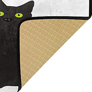 Bathroom Rug Runner Kitchen Mat Rugs Cushioned Chef Soft Non-Slip Floor Mats Washable Doormat Bathroom Runner Area Rug Carpet (White)