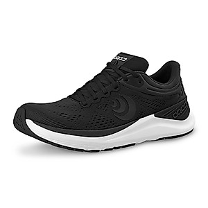 Topo Athletic Women's Ultrafly 4 Comfortable Lightweight 5MM Drop Road Running Shoes, Athletic Shoes for Road Running, Black/White, Size 9