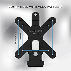 HumanCentric VESA Mount Compatible with Acer Monitors SA241Y bi, SA271 bi, SB241Y Abi, SB271 bi, RL242YE, R242Y Ayi and R270 SMIPX, VESA Bracket Mounts Monitor to VESA 75x75 or 100x100
