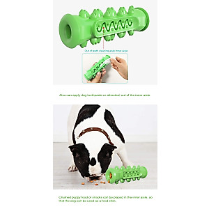 Dog Chew Toy Set for Aggressive Chewers (3 Pack) - Tooth Brushing Teething Toy - Tennis Ball - Dog Rope - Dental Care Textured Toothbrush - Interactive Chew Toy