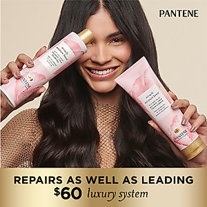 Pantene Nutrient Blends Miracle Moisture Boost Rose Water Conditioner for Dry Hair, Sulfate Free, 8 Fl Oz