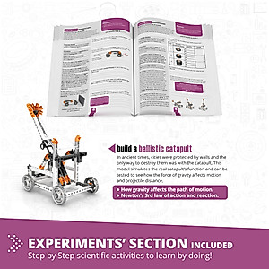 Engino- STEM Toys, Construction Toys for Kids 9+, Newton's Laws Inertia, Kinetic & Potential Energy, Educational Toys, STEM Kits, Gifts for Boys & Girls (8 Model Options)