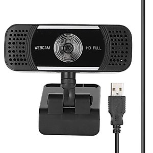 USB Web Camera HD Webcam with HD Video Call for Office Video Conference Teacher Live Class Built in Digital Microphone