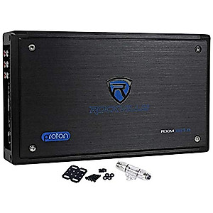 Rockville New RXM8BTB 8 Channel 1500 Watt Marine/Boat Amplifier Amp w/Bluetooth , Black