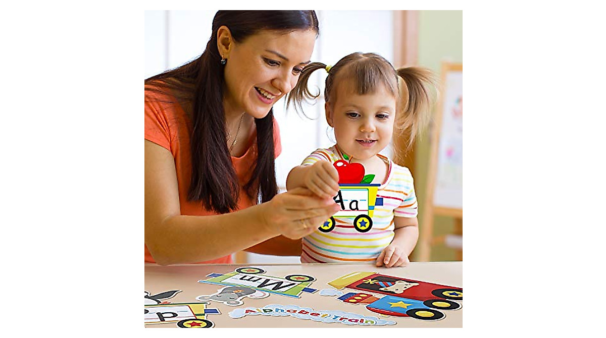 Alphabet Train Bulletin Board Set for Early Learning
