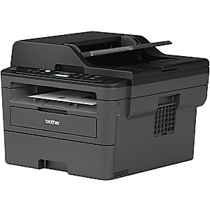 Brother DCP-L2550DW All-in-One Wireless Monochrome Laser Printer, Black - Print Scan Copy - 36 ppm, 2400 x 600 dpi, 128MB Memory, 50-Sheet ADF, Auto Duplex Printing, 250-Sheet (Renewed)