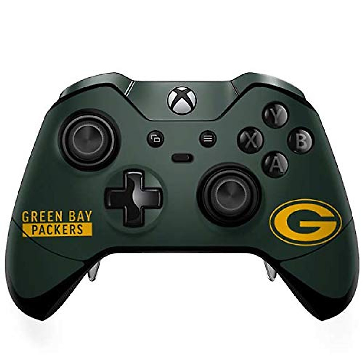 Skinit Decal Gaming Skin Compatible with Xbox One Elite Controller - Officially Licensed NFL Green Bay Packers Green Performance Series Design