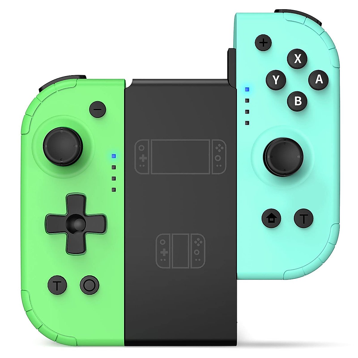 Joy Con for N-Switch/Switch Lite, FOCOLABU Switch Joy Pad Controller with Wake-up Function, Turbo, Motion Control & Dual Vibration, Gamepad Joystick Replacement for N-Switch Console