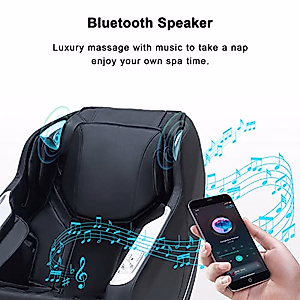 SGorri Massage Chair Full Body with Zero Gravity, SL Track Massage Chair, Airbags, Heating, and Foot Massage,Black