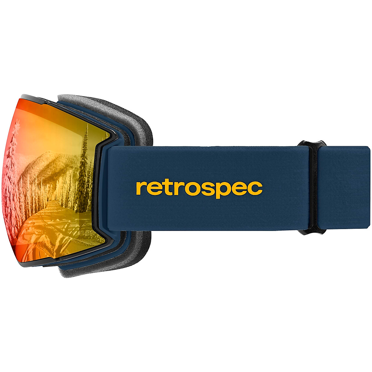 Retrospec Zenith Ski Goggles for Men and Women Over Glasses, UV Protection, Anti-Fog, Scratch Resistant Snow Goggles for Skiing and Snowboarding