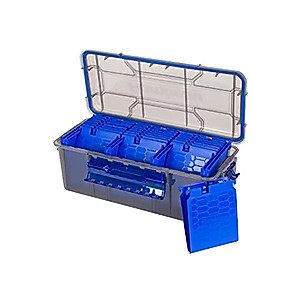 Flambeau Outdoors Zerust MAX Waterproof Blade Krate | 21 Removable Bladed Lure Anti-Corrosion Zerust Folders, Individually Protect and Store Spinnerbaits, Chatterbaits, Bladed Lures, 14" x 6.4" x 5.3"