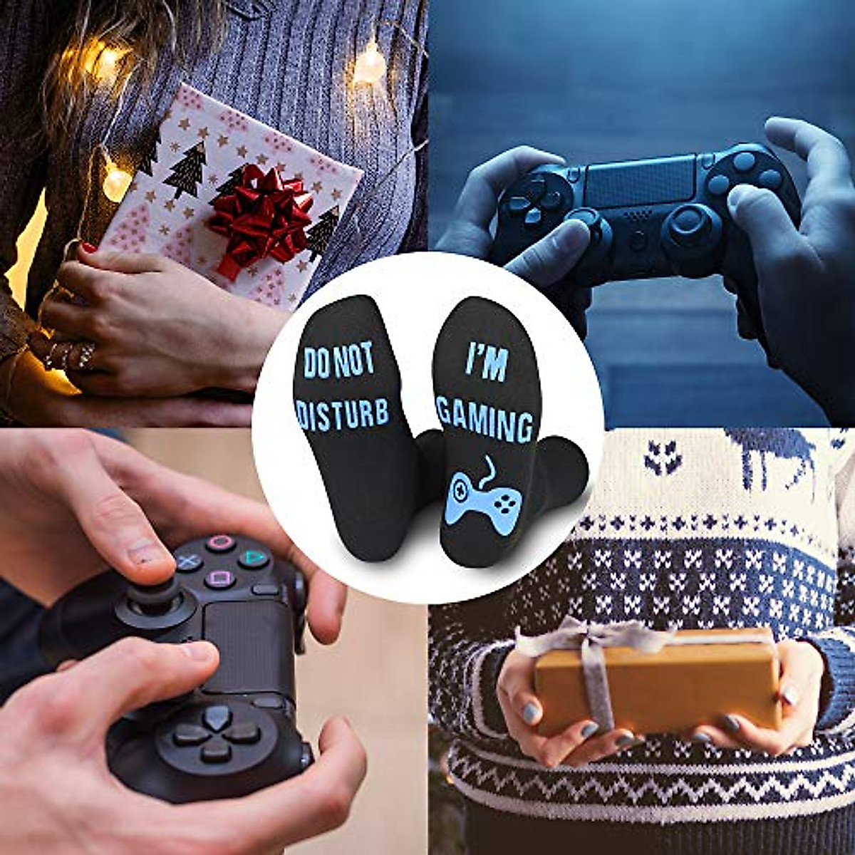 Birthday Gifts For Mens,Do Not Disturb Im Gaming Socks for Men,Teen Boys Gifts Ideas,Fathers Day Funny Gifts For Dad Sons