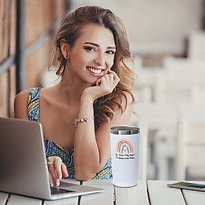 LiqCool Teacher Appreciation Gifts for Women, It Takes a Big Heart to Shape Little Minds Wine Tumbler, Thank You Teacher Gifts, Teacher Tumbler for Christmas Mothers Day Birthday (20oz, White)