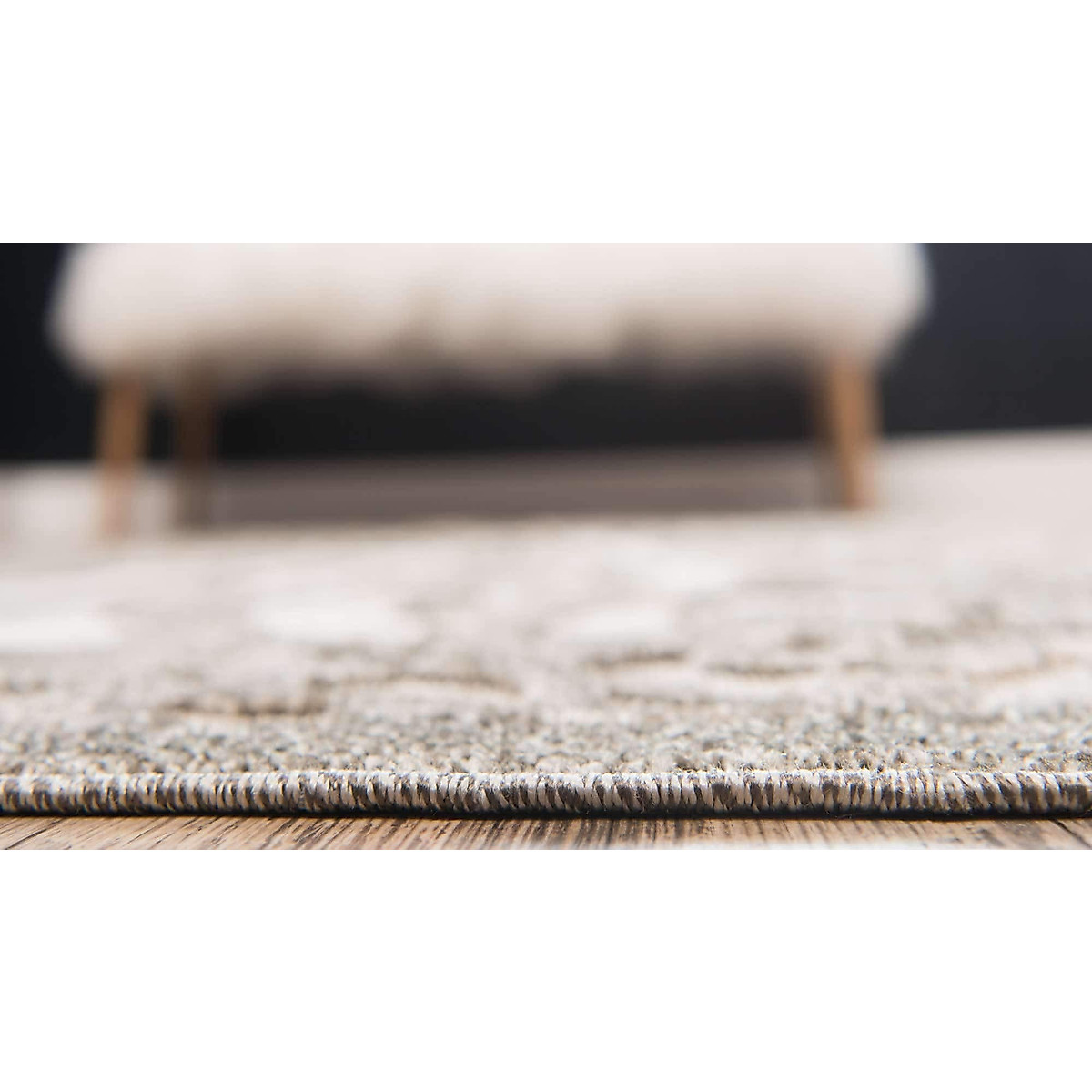 Unique Loom Outdoor Botanical Collection Area Rug (4' x 6' Rectangle, Brown)