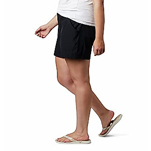 Columbia womens Coral Point III Shorts, Black, 10 Short
