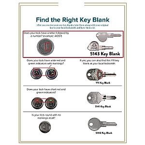 Architectural Mailboxes 5143 Key Blank for High Security Mailbox Lock