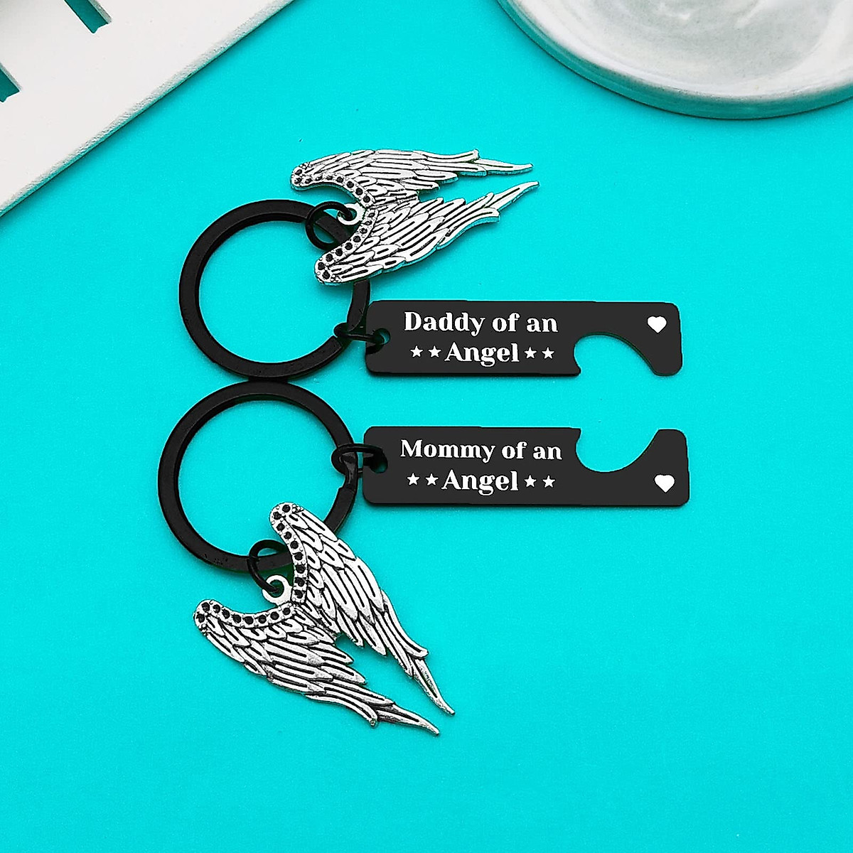 Xiahuyu Loss Memorial Keychain Miscarriage Gifts for Parents Baby Memorial Gifts Pregnancy Loss Gifts Remembrance Bereavement Gifts Sympathy Gifts for Infant Loss Child Loss