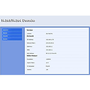 ISEEVY H.265 H.264 4K 1080P Video Decoder IPTV Decoder with HDMI and CVBS Output for Advertisement Display, IP Encoder Decoding, Network Stream Decoding Support RTMP RTSP RTP UDP HTTP