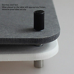 Jeanoko Drying Mat, Fast Drying Sink Tray Anti Slip Water Absorption Diatomaceous Earth Sink Caddy Organizer Sponge Holder Stand for Bathroom Kitchen (White) Tableware