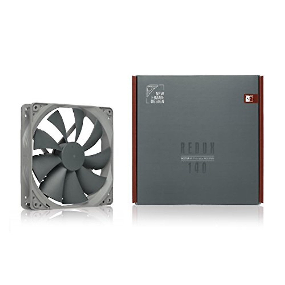 Noctua NF-P14s redux-1500 PWM, High Performance Cooling Fan, 4-Pin, 1500 RPM (140mm, Grey)for Desktop