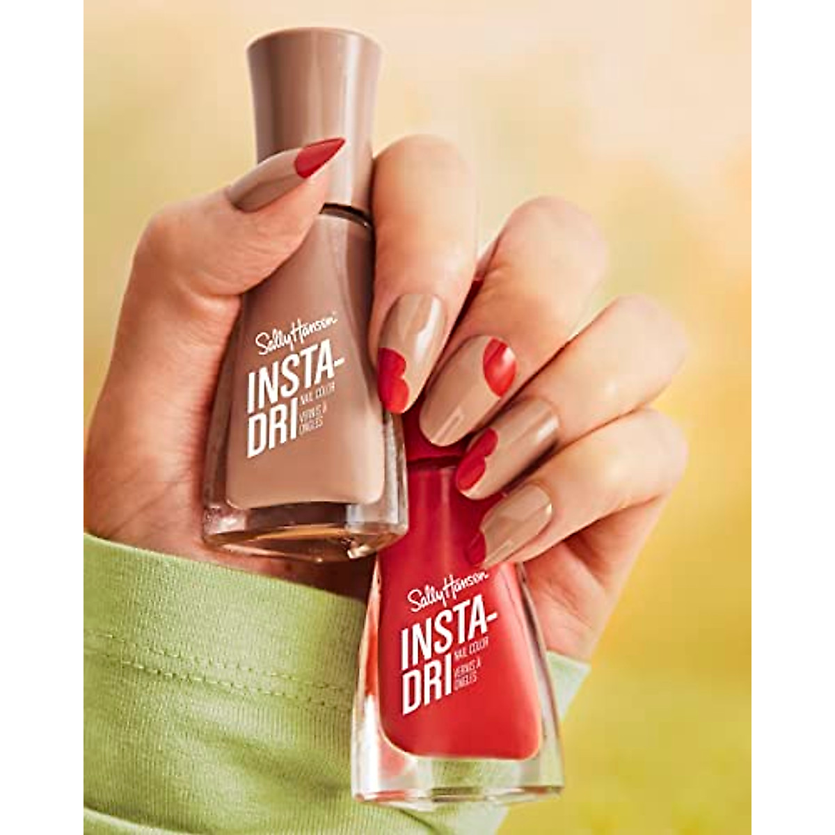 Sally Hansen Insta-Dri Fast-Dry Nail Color, 10.790g, White On Time - 113