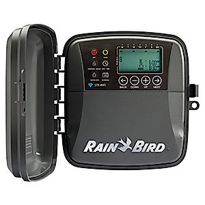 Rain Bird ST8O-WIFI Smart Indoor/Outdoor WiFi Sprinkler/Irrigation System Timer/Controller, WaterSense Certified, 8-Zone/Station, Compatible with Alexa