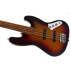 Fender Jaco Pastorius Jazz Electric Bass Guitar, Fretless, Rosewood Fretboard - 3-Color Sunburst