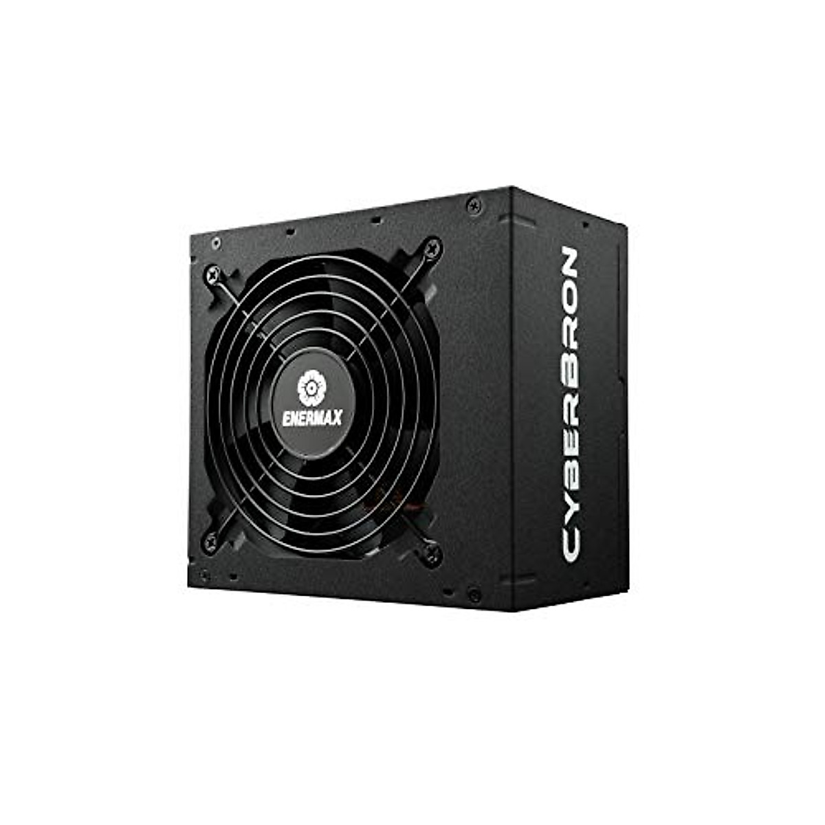 Enermax Cyberbron 500W Power Supply, 80 PLUS Bronze, Non-Modular PSU, Silent Fan, Black Flat Cable, ATX Compact 140mm Size, 5 Year Warranty
