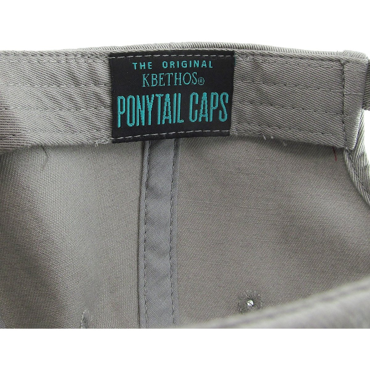 Pony-Classic LGY Classic Plain Ponytail Messy High Bun Headwear Adjustable Cotton Trucker Mesh Glitter Hat Baseball Cap (Adjustable, Light Gray Classic)