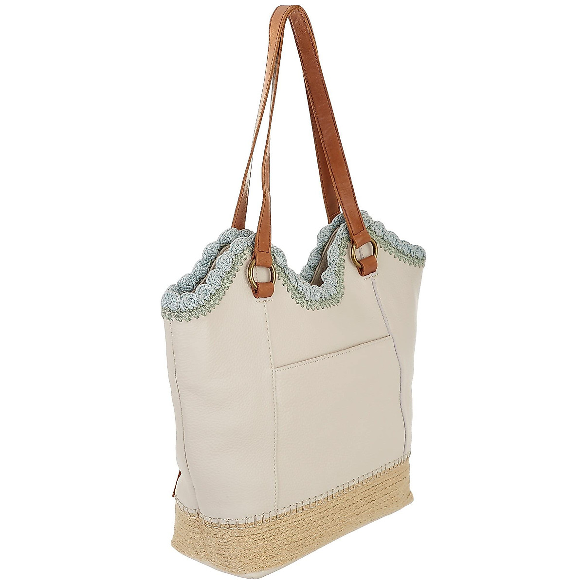 The Sak Sierra Leather Shopper, Stone Espadrille