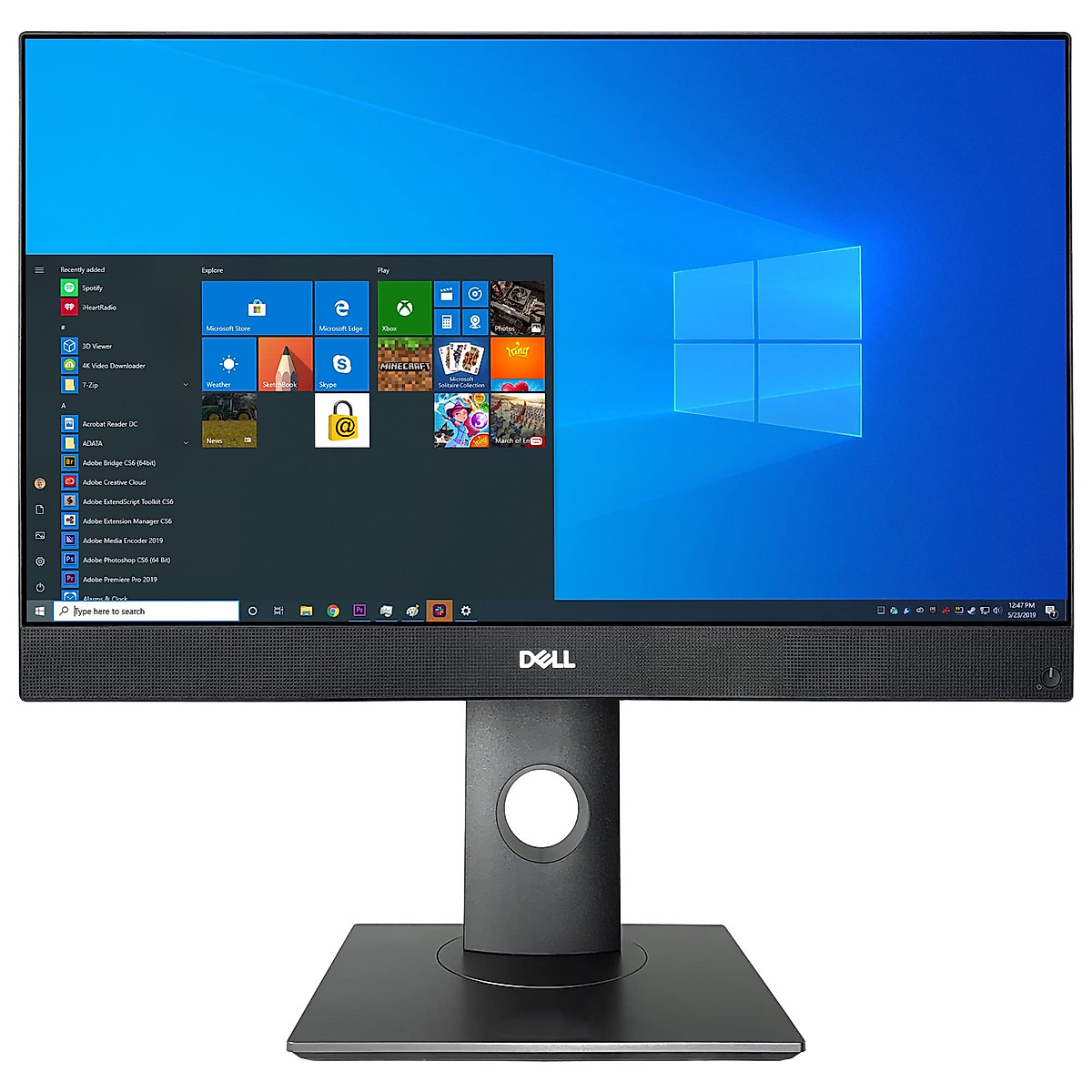Dell OptiPlex 7490 23.8" Full HD All-in-One Desktop Computer - 11th Gen Intel Core i9-11900 8-Core up to 5.20 GHz Processor, 16GB DDR4 RAM, 512GB PCIe SSD, Intel UHD Graphics 750, Windows 10 Pro