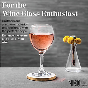 Vikko Drinking Glasses, 11 Oz Drinking Glasses Set of 12, Crystal Clear Glass Cups for Water or Juice, Highball Glass Tumbler & Water Glasses for Drinking…