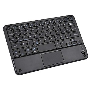 Serounder 7 Inch Ultra Slim Wireless Touchpad Scissors Feet Design Bluetooth Touchpad Keyboard for Android/for Windows Systems