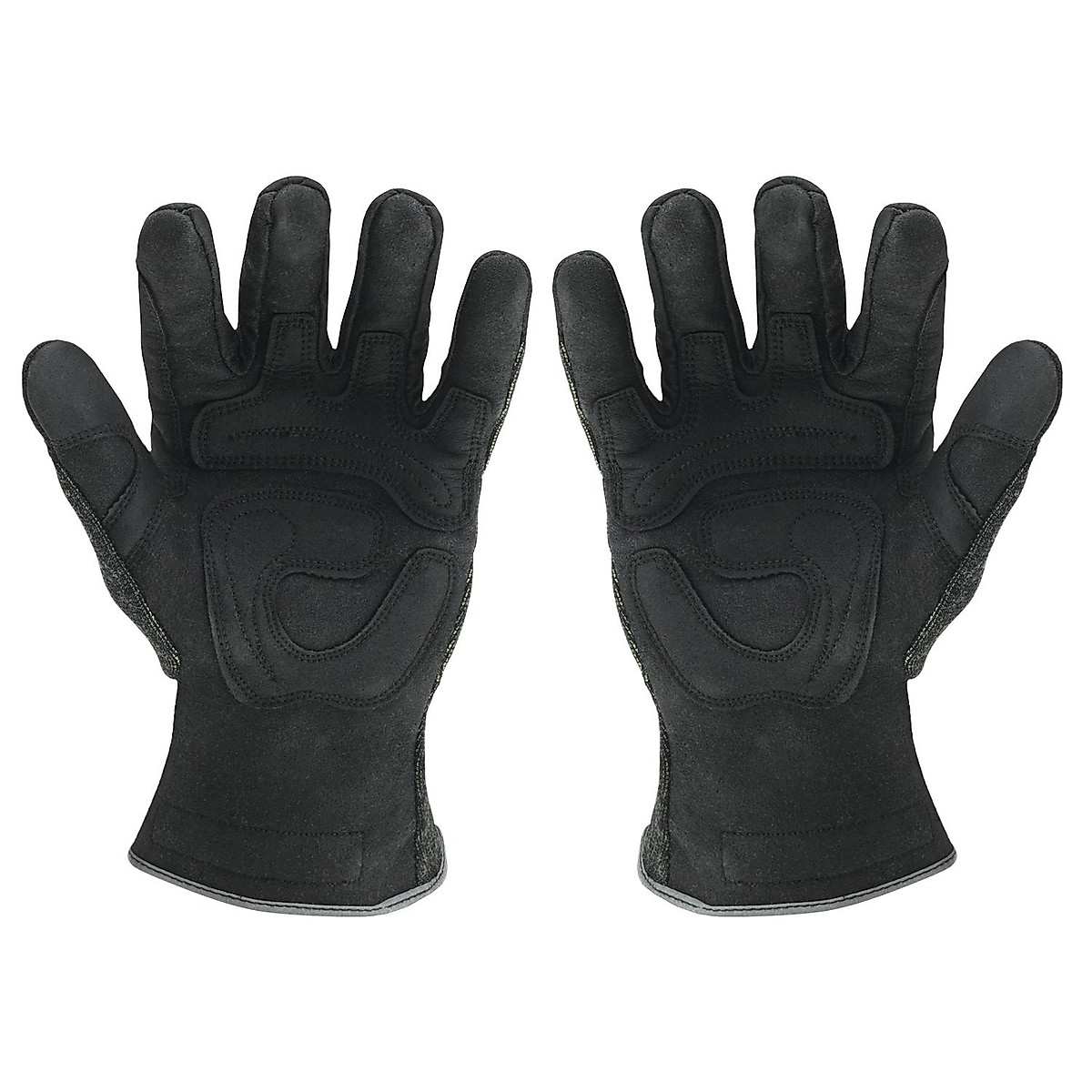 Ironclad HEATWORX REINFORCED; Heat and Cut Resistant Gloves, Palm Heat Protection Rated up to 450°F, (1 Pair), Black