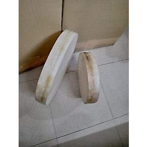 Natural Sounding Percussion Ocean Drum with Wave Beads and Hardwood Frame, Both Side Goat Skin 16" 20 inch (20 inch)