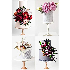 AK ART KITCHENWARE 12sets Silicone Veining Mold 5sets Petal Steel Cutters 1 Veining Board 1 Foam Pad 10 Brushes 3 Frilling Sticks 4 Cake Carved Pens 8 Modelling Tool