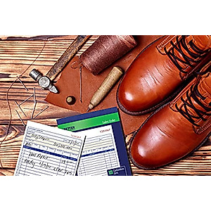 Large Sales Order Books, 6 Pack, 2-Part Carbonless (White/Canary Yellow), 5-7/16 x 8-7/16 inches, by Better Office Products, 50 Sets per Book, 300 Total Sets, 6 Books