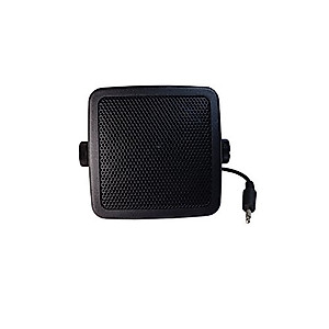 Anteenna TW-10-Straight Type CB EXTENAL Speaker for Mobile Transceiver (Ham Radio/CB Radio) with Swivel Bracket 5W 1.8M Cable with 3.5mm Mono Straight Type Plug