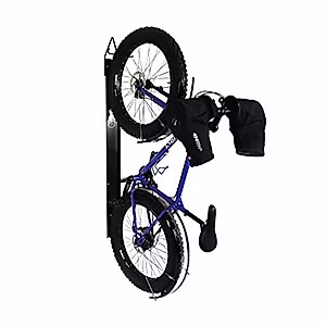 Saris Infrastructure, Fat Tire Bike Trac, Bicycle Storage Wall Rack, Mounting Configuration, One Bike, Black (6003F)