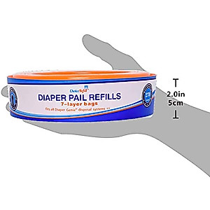 ChoiceRefill Compatible with Diaper Genie Pails, 4-Pack, 1080 count