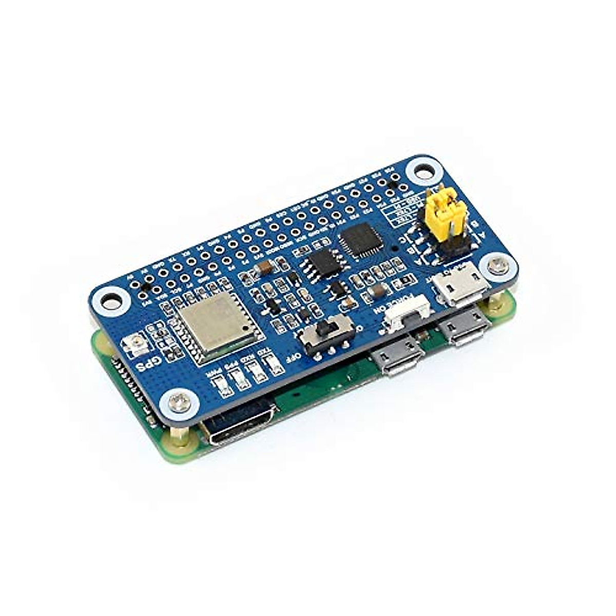 Waveshare L76X Multi-GNSS HAT for Raspberry Pi Jetson Nano Supports Multi-GNSS Systems GPS BDS and QZSS Fast Positioning High Accuracy Low Power Consumption.