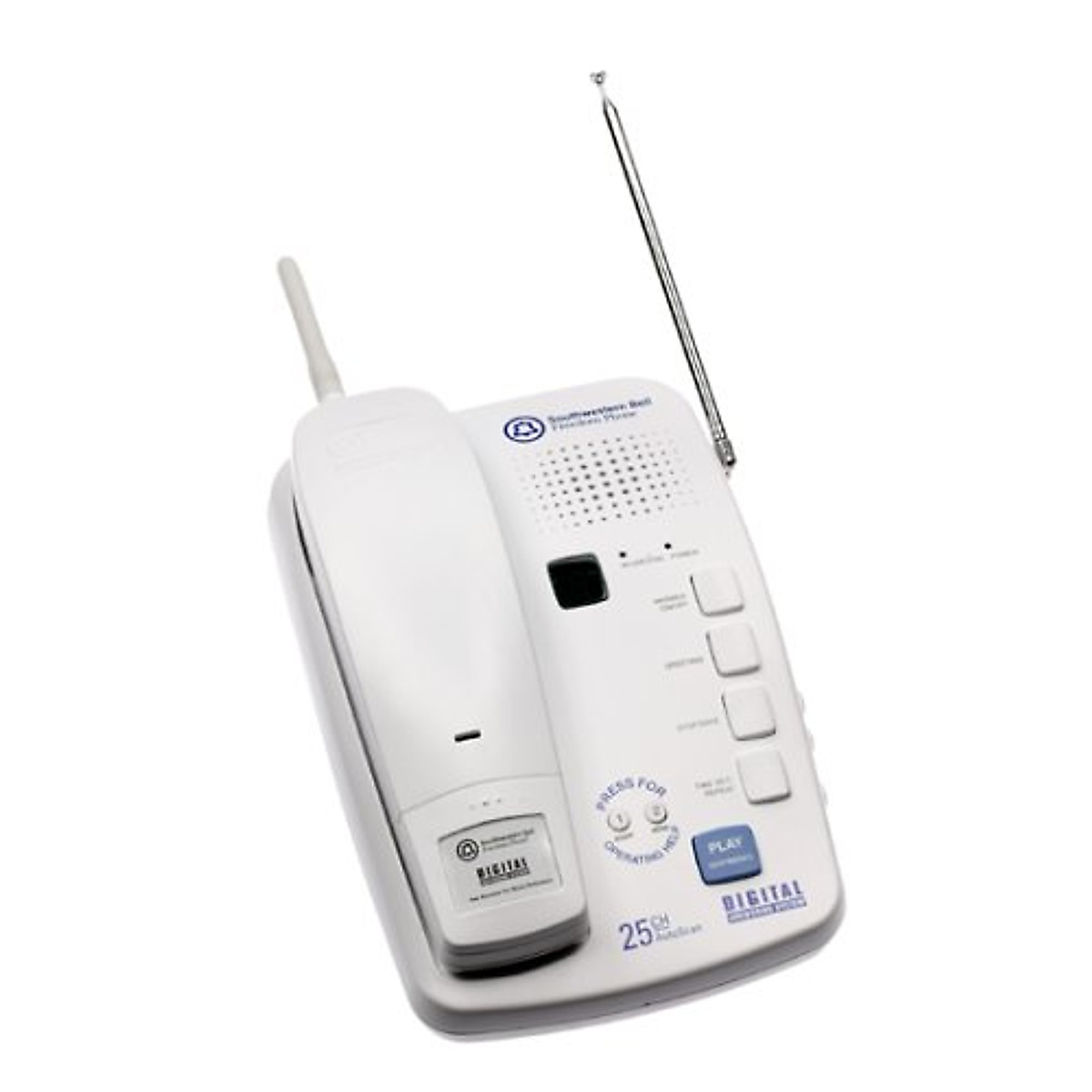 Southwestern Bell FF680 25 Channel Digital Telephone/Answering Device (White)