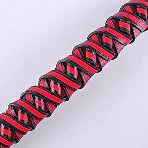 IBWell for LV Neonoe Beaubourg Hobo Bucket Bags with Premium Original Hardware without Logo,12/18 inches Top Handle Braided Handle Strap Replacement(Red)