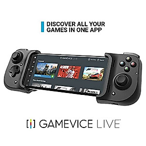 Gamevice for Android - Mobile Gaming Controller / Gamepad for Android USB-C: Now fits Samsung S21/S22/S23 ULTRA - Includes 1 month Xbox Game Pass Ultimate, Play Xbox Cloud Gaming, Amazon Luna, Google Stadia – Passthrough Charging